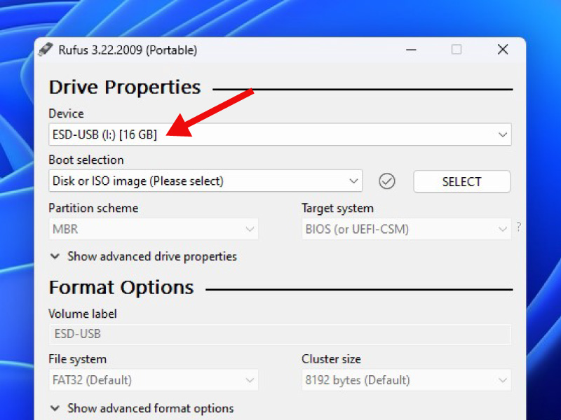 How to create a bootable USB drive for Windows 11 ISO image using Rufus ...