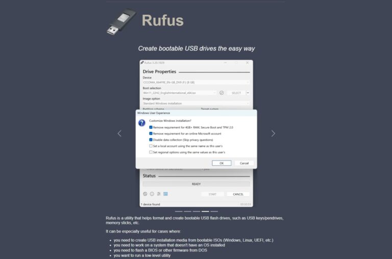 How to create a bootable USB drive for Windows 11 ISO image using Rufus ...